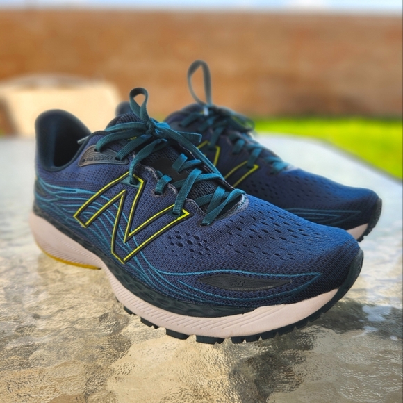 New Balance | Shoes | New Balance 86 Blue Teal And Yellow Running Shoes ...